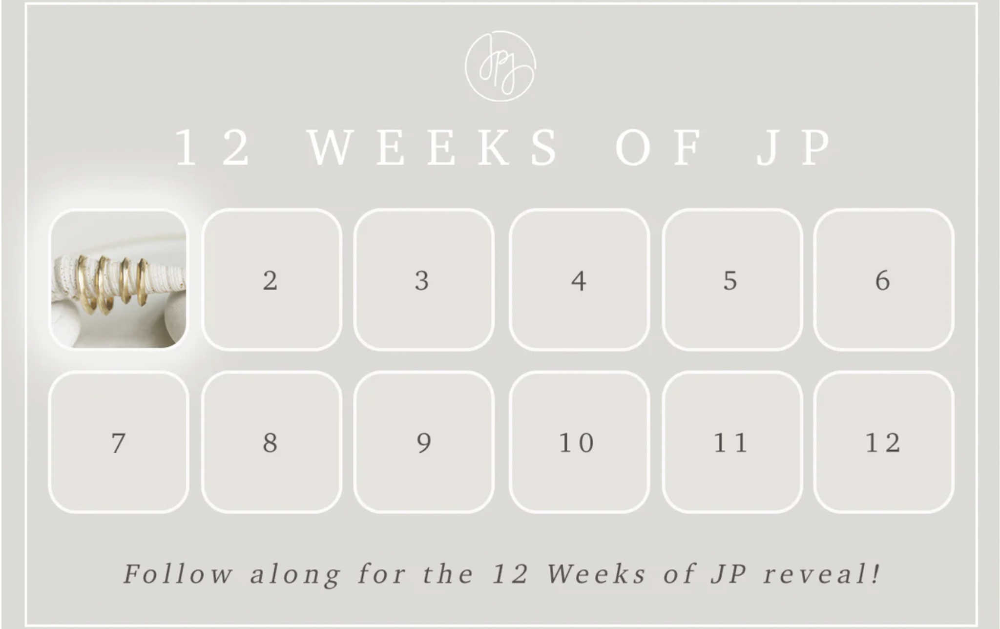 12 Weeks of JP – Jane Pope Jewelry