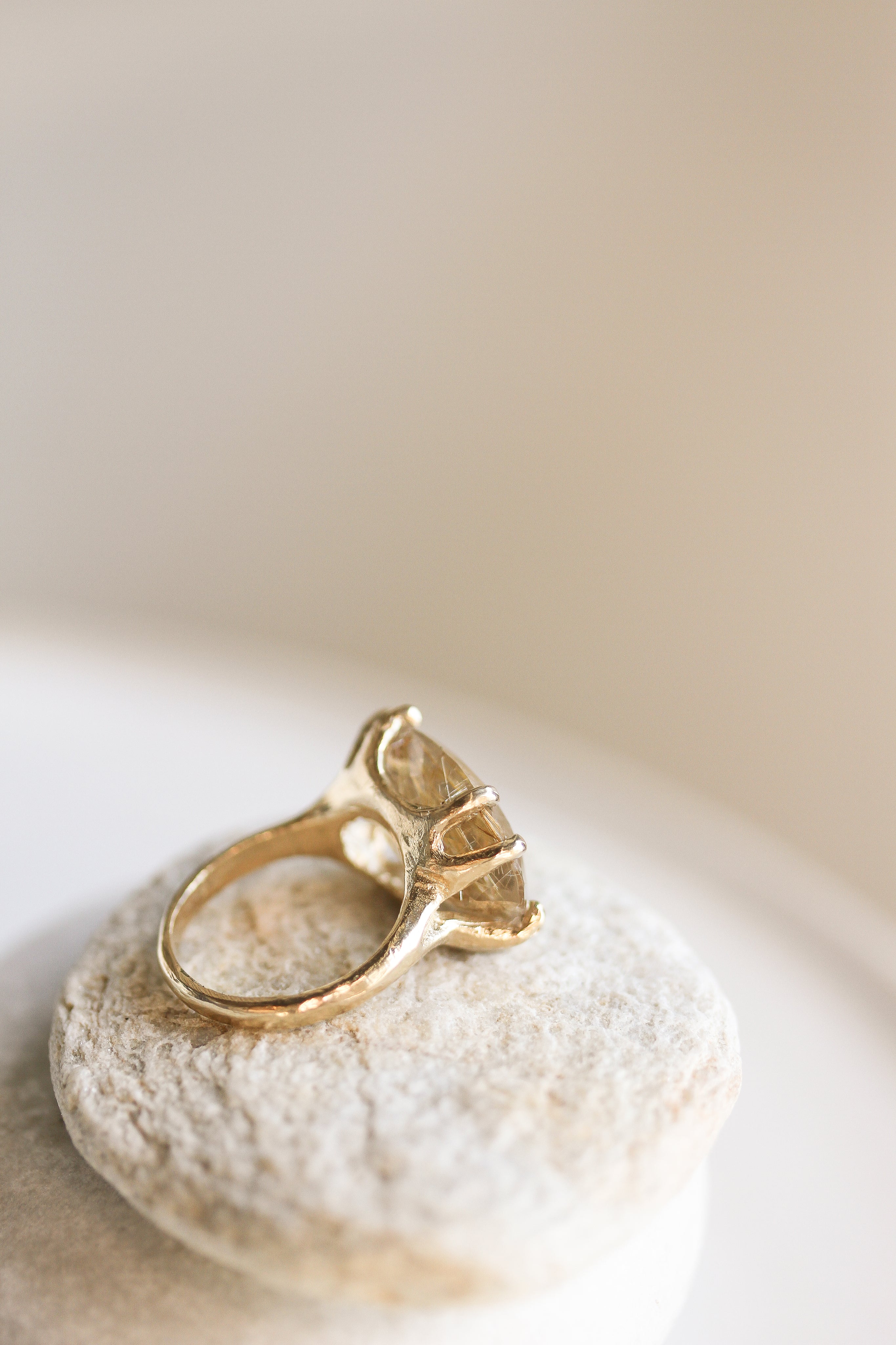 JP RUTILATED QUARTZ 8 PRONG RING | Jane Pope Jewelry