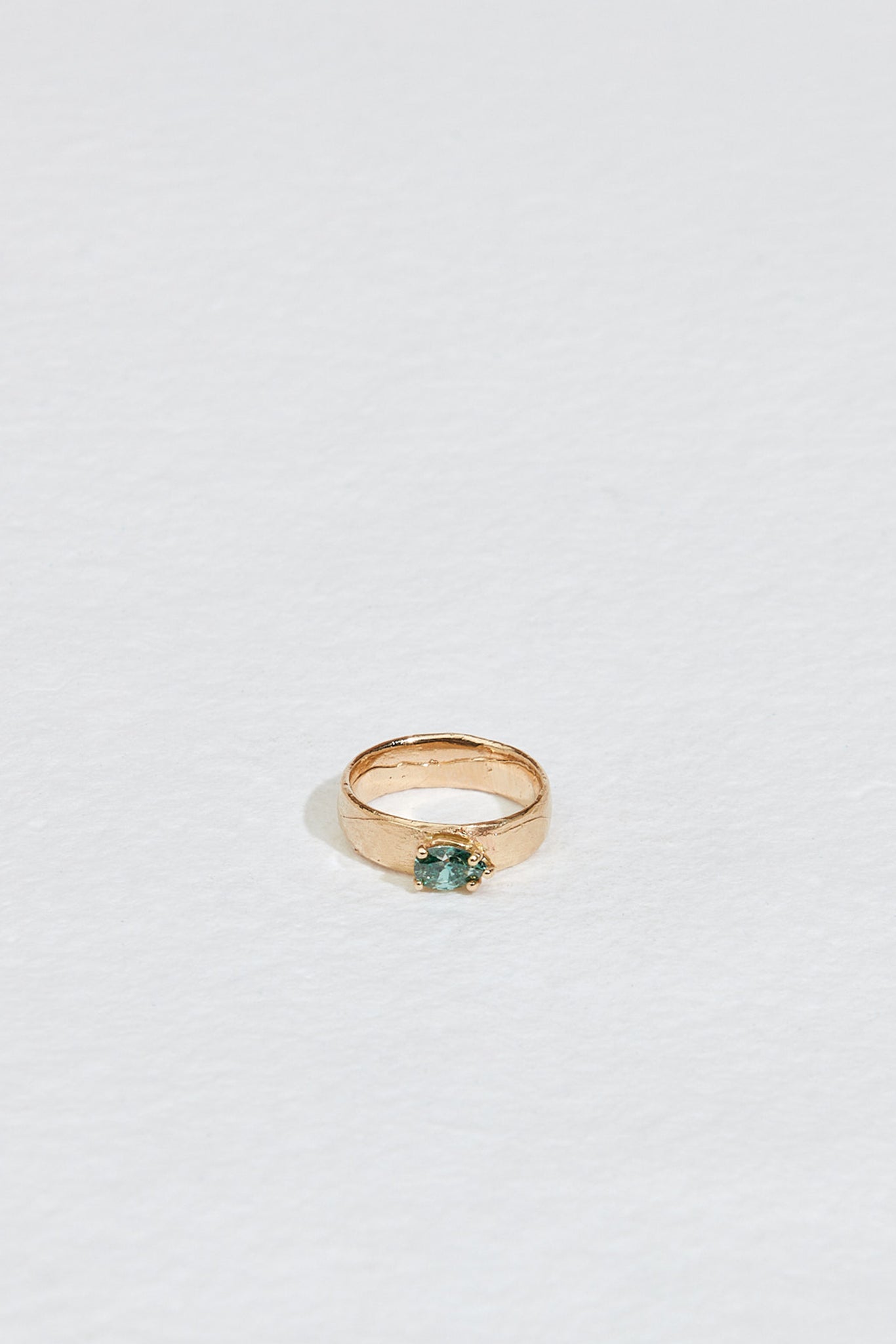 JP GILD CERULEAN BLUE PEAR DIAMOND RING | Jane Pope Jewelry